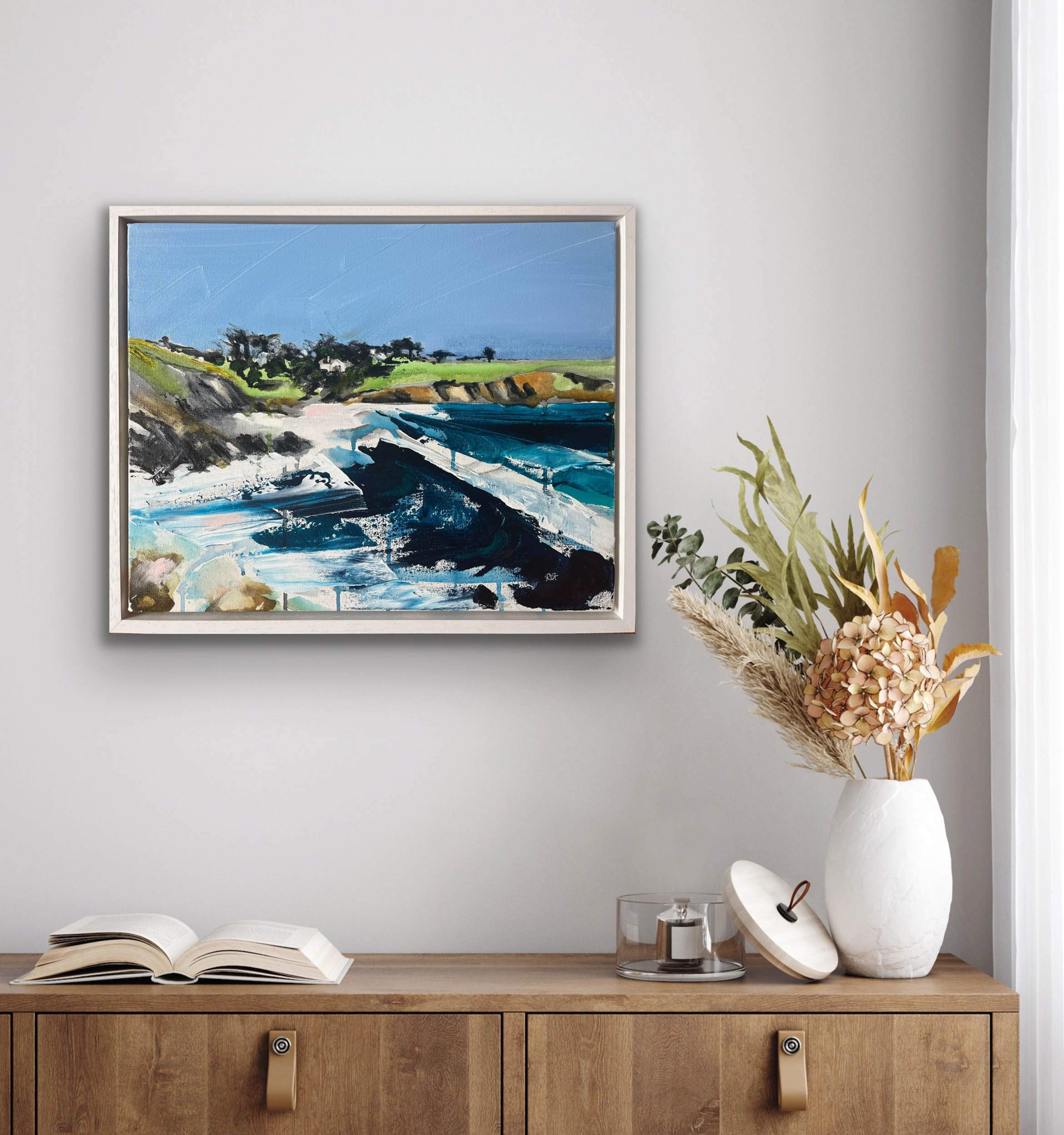 Ruth Gillbanks – Onshore Breeze, Portscatho | The Harbour Gallery Online